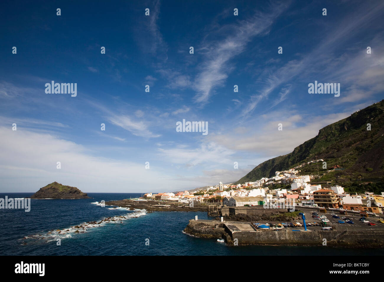 Harbour of Garachico, Tenerife Stock Photo - Alamy