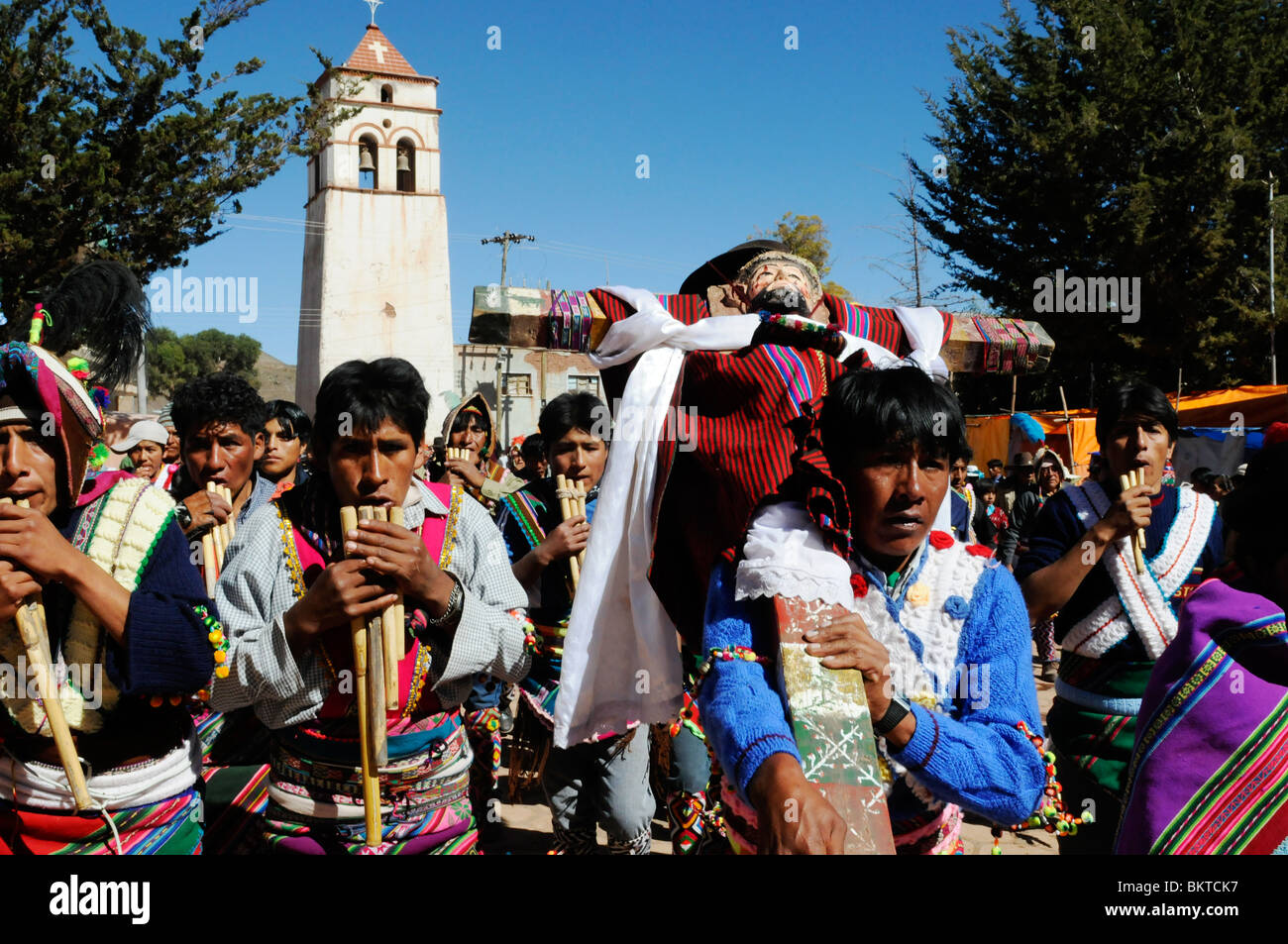 Tinku festival quechua indians in hi-res stock photography and images ...