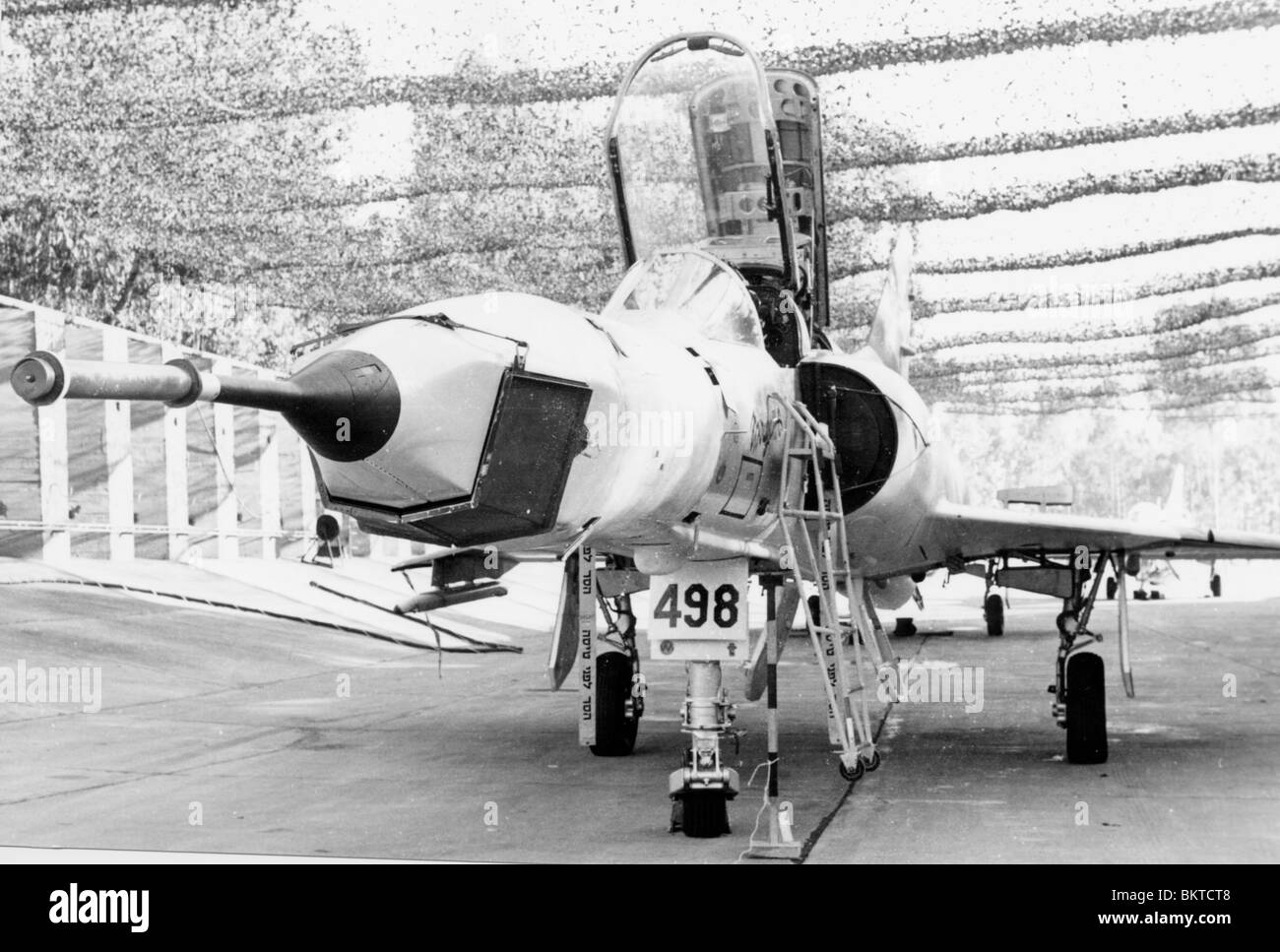 Israeli Air Force Dassault Mirage IIIC fighter plane - Archival Black ...
