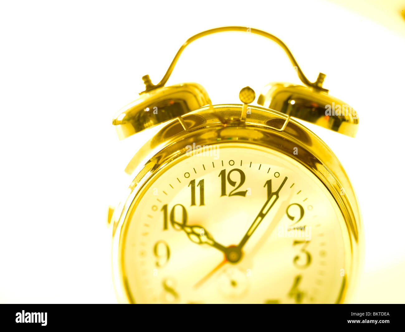 Alarm Clock in sunny morning light Stock Photo - Alamy