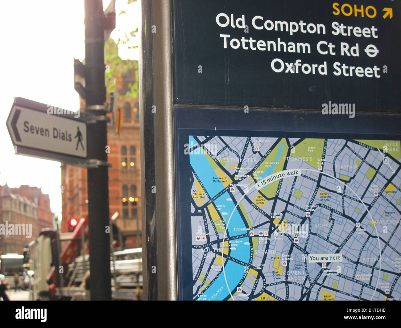 Map london soho hi-res stock photography and images - Alamy