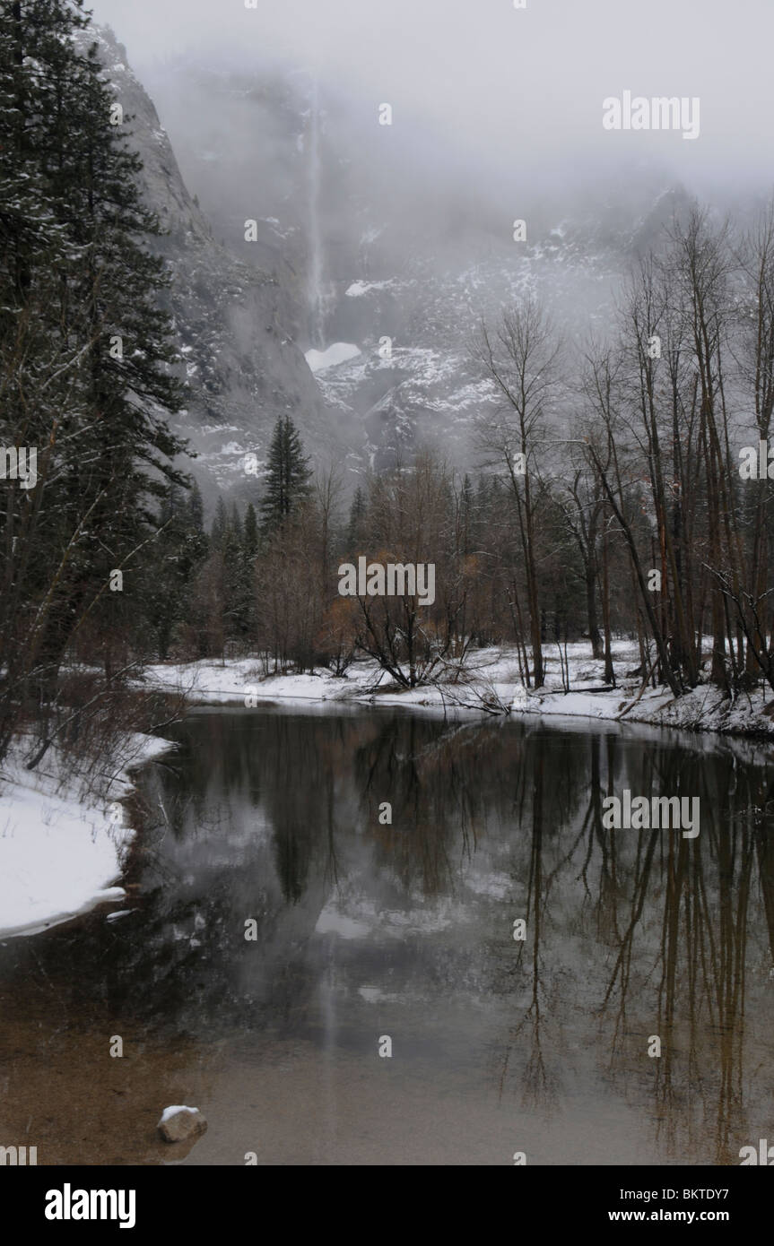 Winter Scene at Yosemite National Park Stock Photo - Alamy