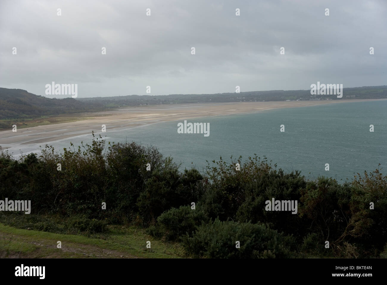 Red Wharf Bay and Benllech on Anglesey North Wales Stock Photo - Alamy