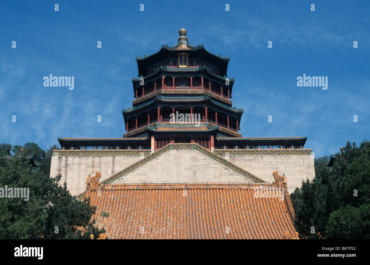 Temple of Buddhist Virtue Summer Palace Beijing China Stock Photo - Alamy