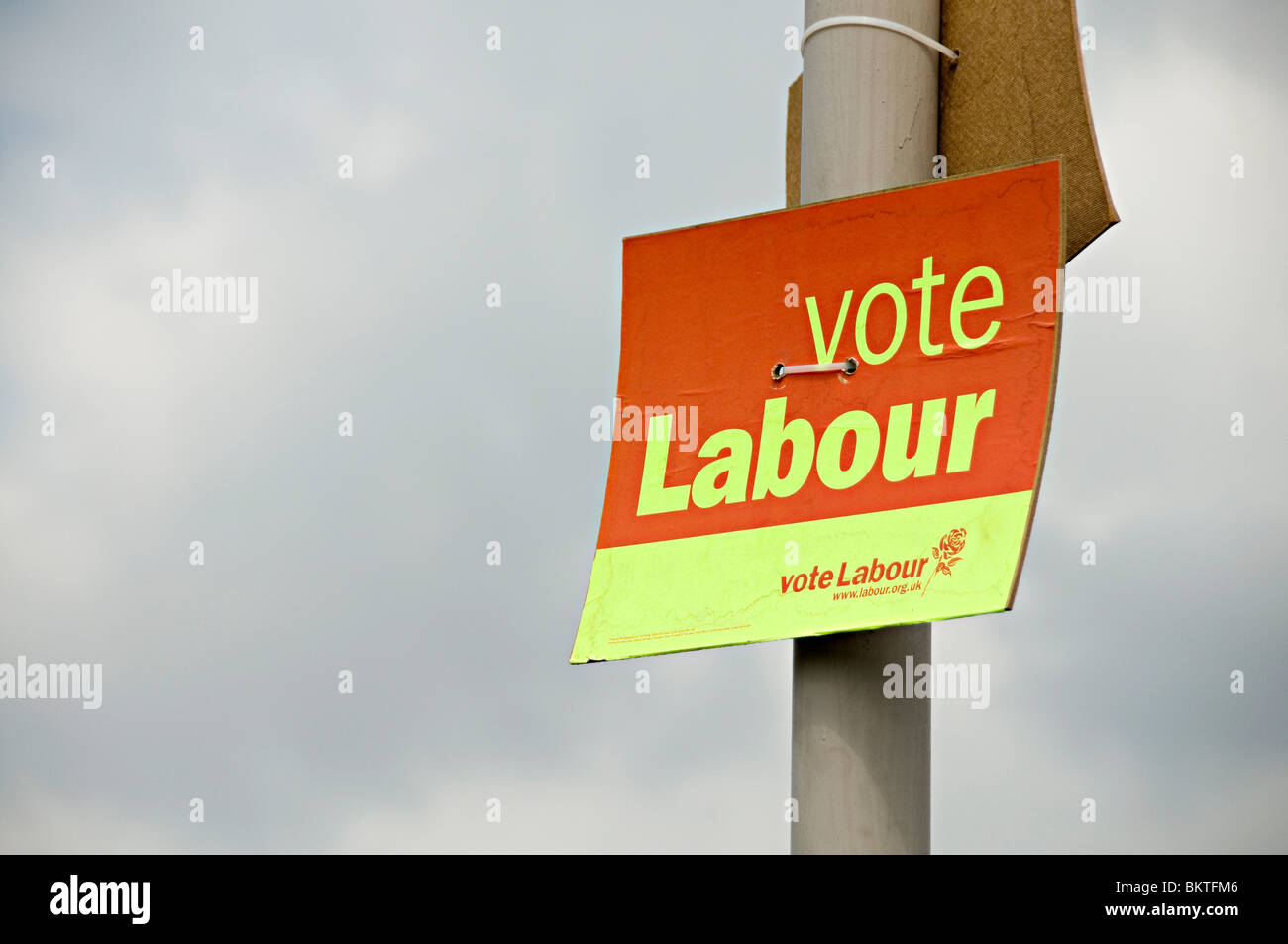 vote labour election signs up in the uk for the general election may ...