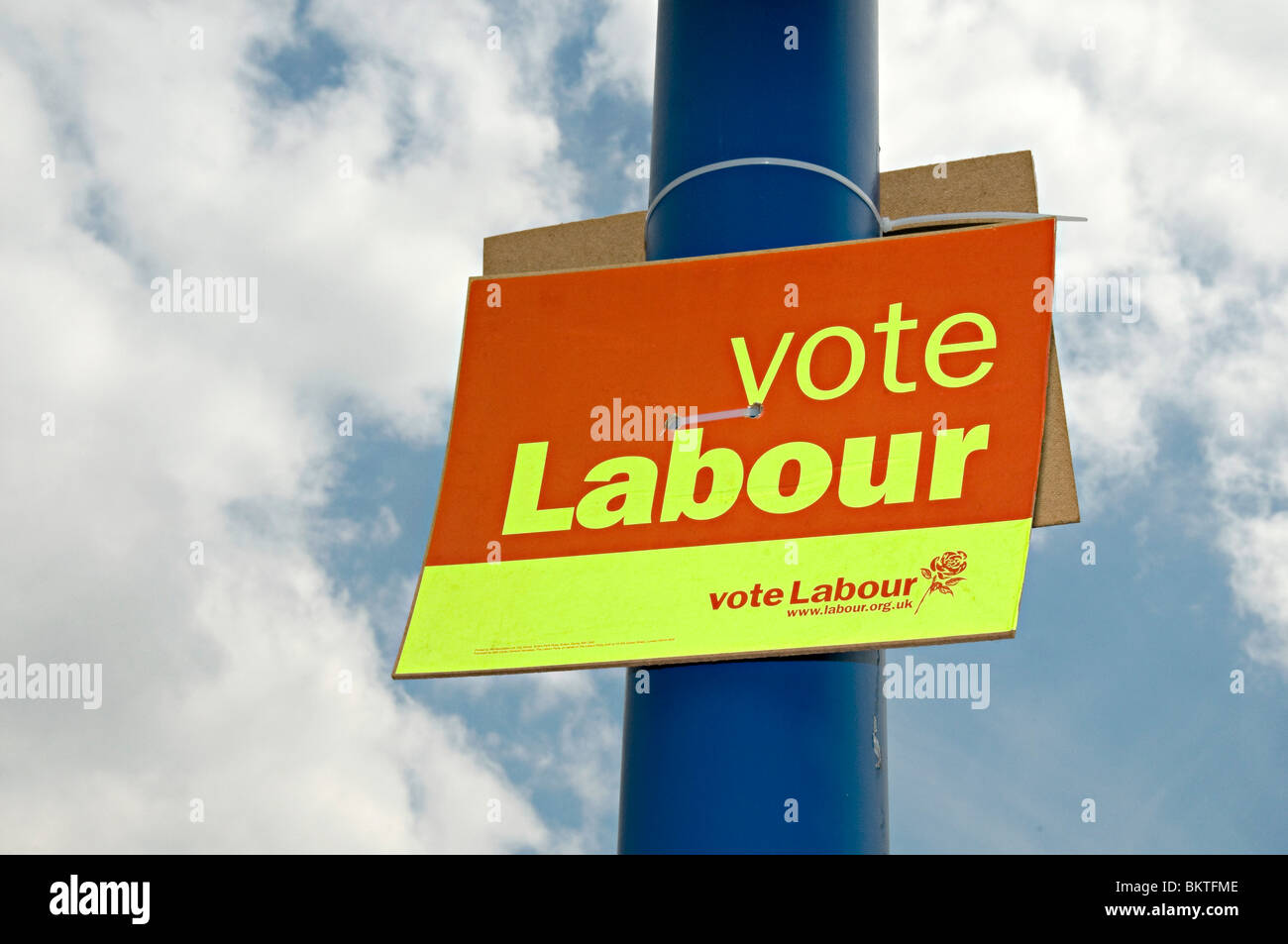 vote labour election signs up in the uk for the general election may ...