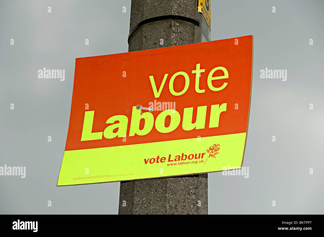 vote labour election signs up in the uk for the general election may ...