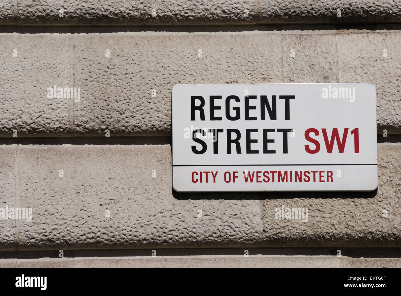 Regent Street sign, London, England, UK Stock Photo - Alamy
