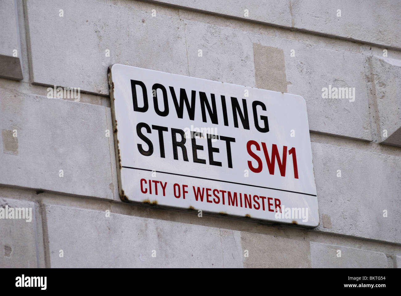Downing Street Sign, Westminster, London, England, UK Stock Photo - Alamy