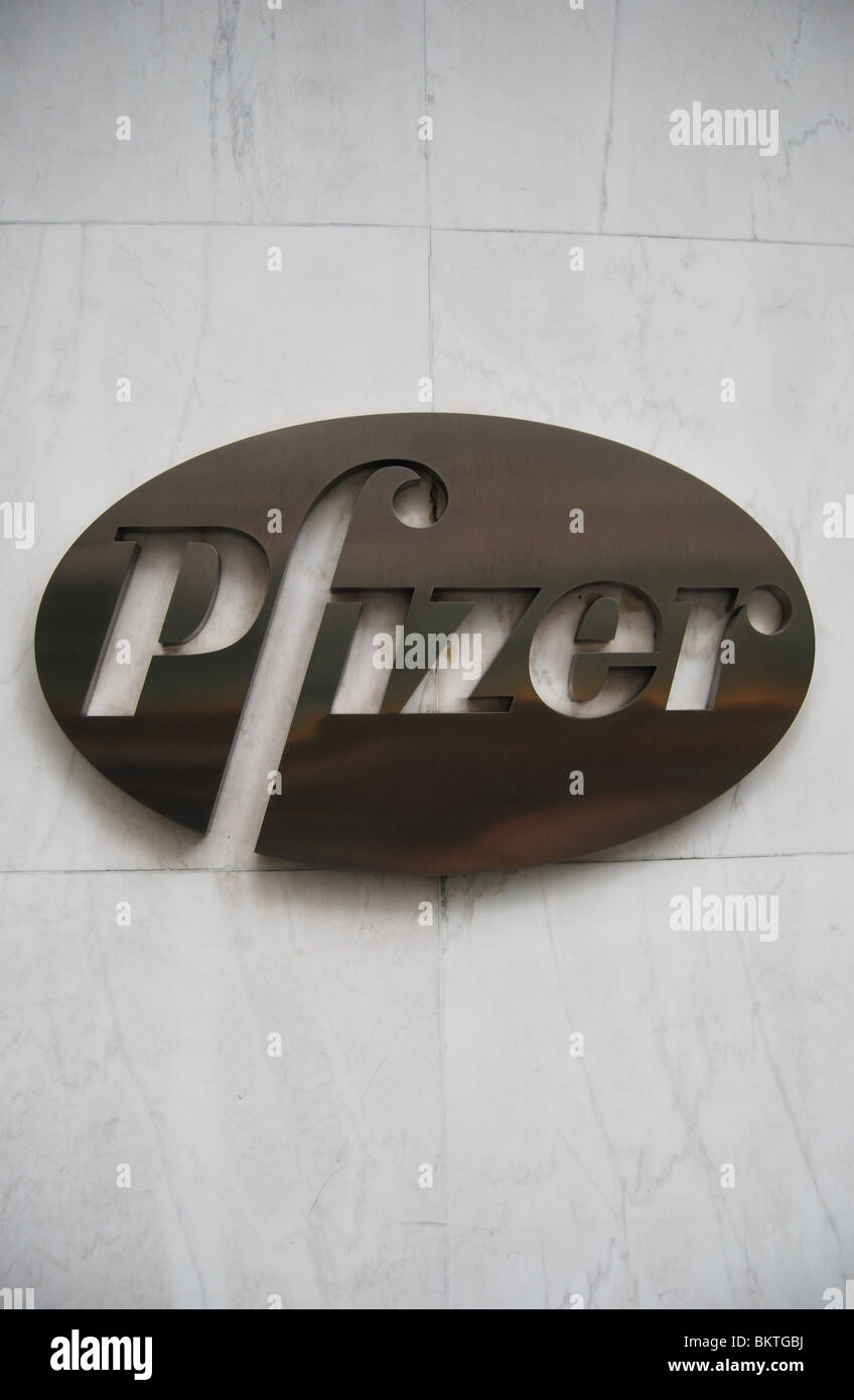 Oval pfizer sign hi-res stock photography and images - Alamy