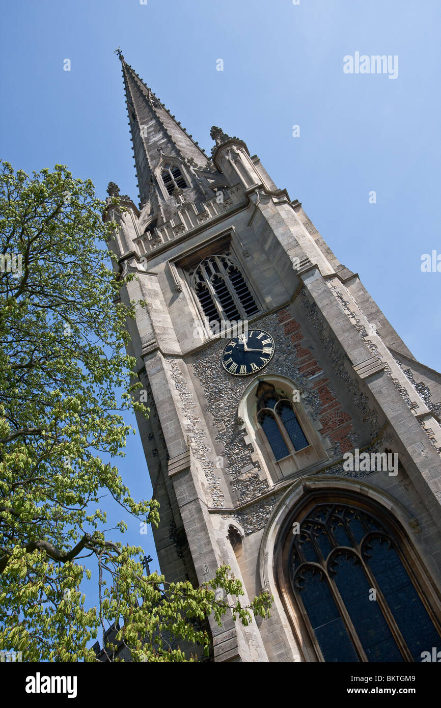 The parish church of Thaxted, Essex, England Stock Photo - Alamy