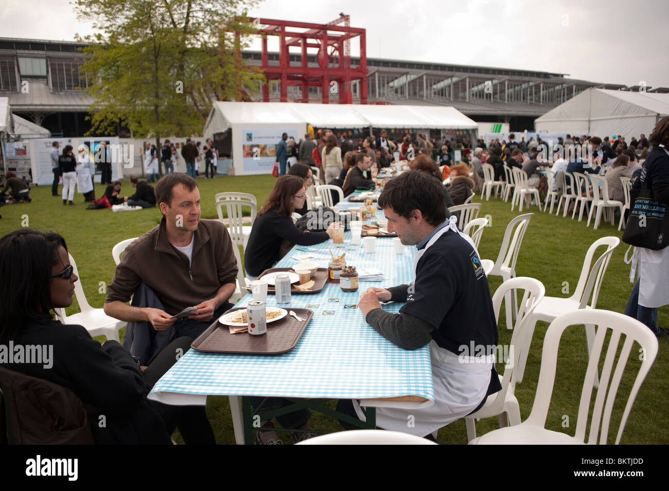 French People, Sharing Meals at Table, Celebration of World "Fair Trade ...