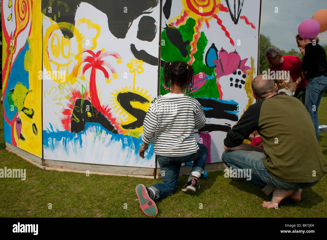 Families at Celebration of World "Fair Trade" Day, with Family ...