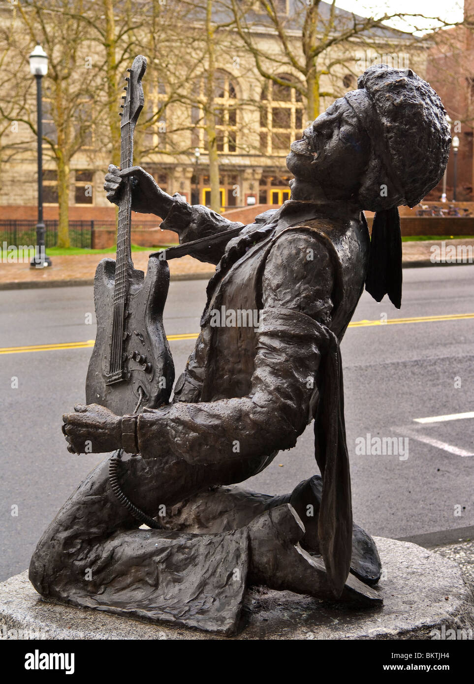 Jimi Hendrix sculpture by Daryl Smith in Pike and Pine neighborhood of ...