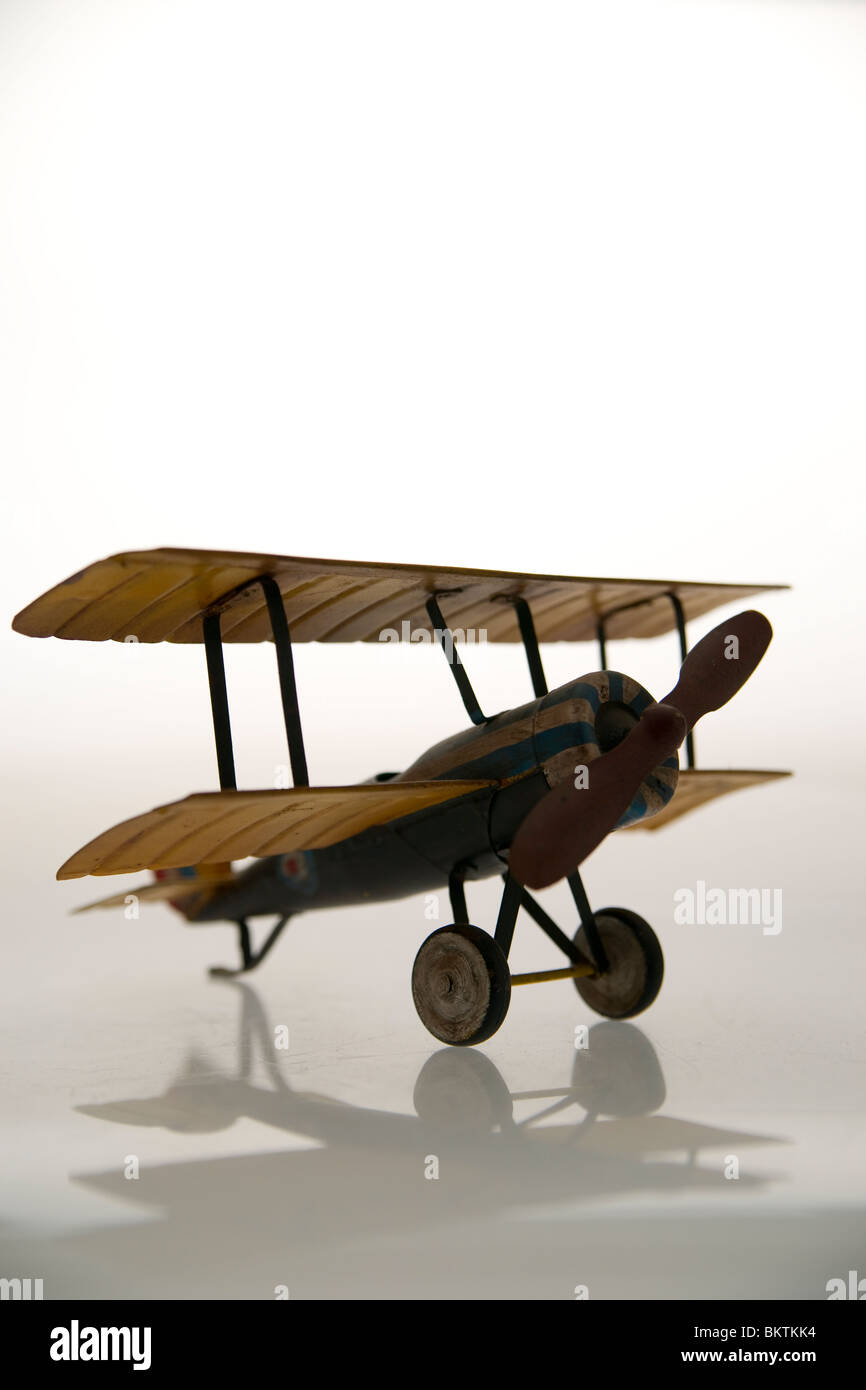 Toy biplane hi-res stock photography and images - Alamy