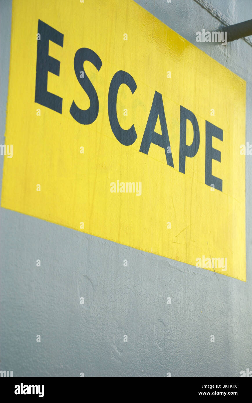 Escape notice onboard the aircraft carrier HMS Ocean, Navy Open Days ...