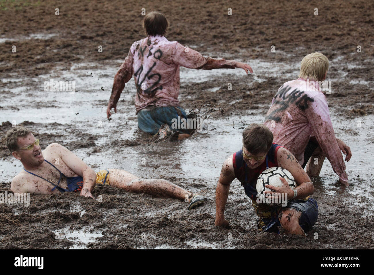 SWAMP SOCCER, MUDDY CHAOS: Opponents deep in the bog as Team VTF meet ...