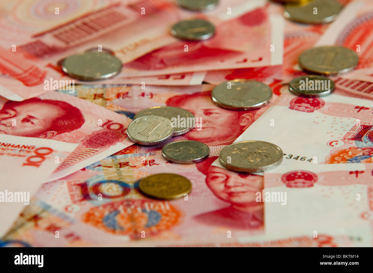 Chinese currency, Yuan or Renminbi Stock Photo - Alamy