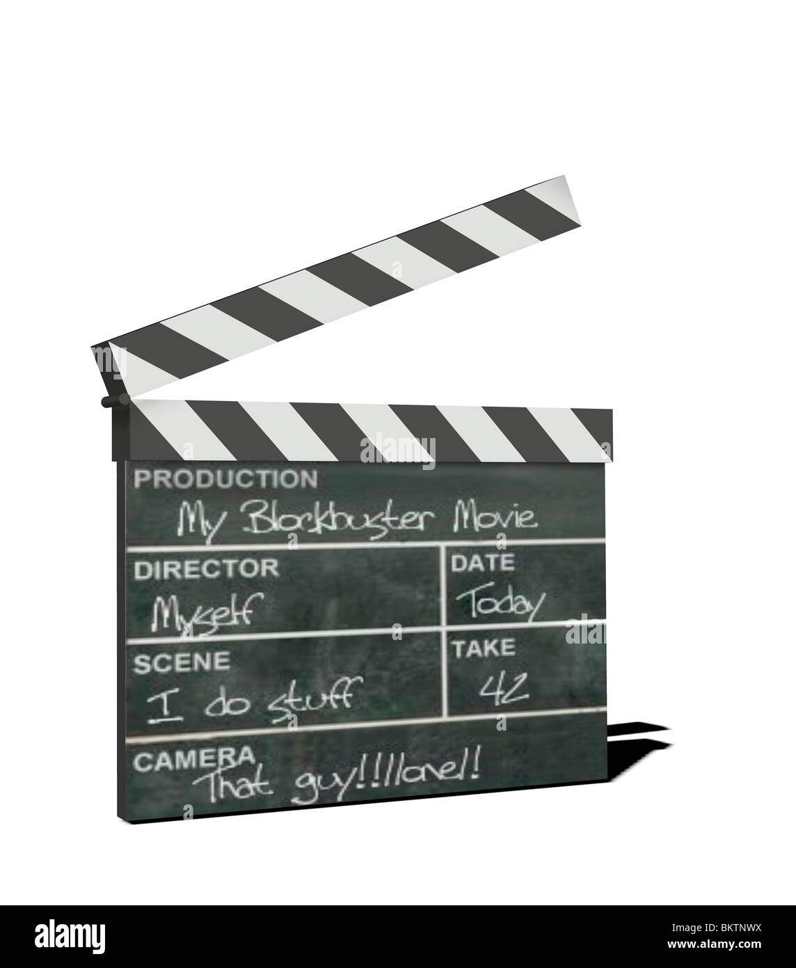 Film clapper board cut out hi-res stock photography and images - Alamy