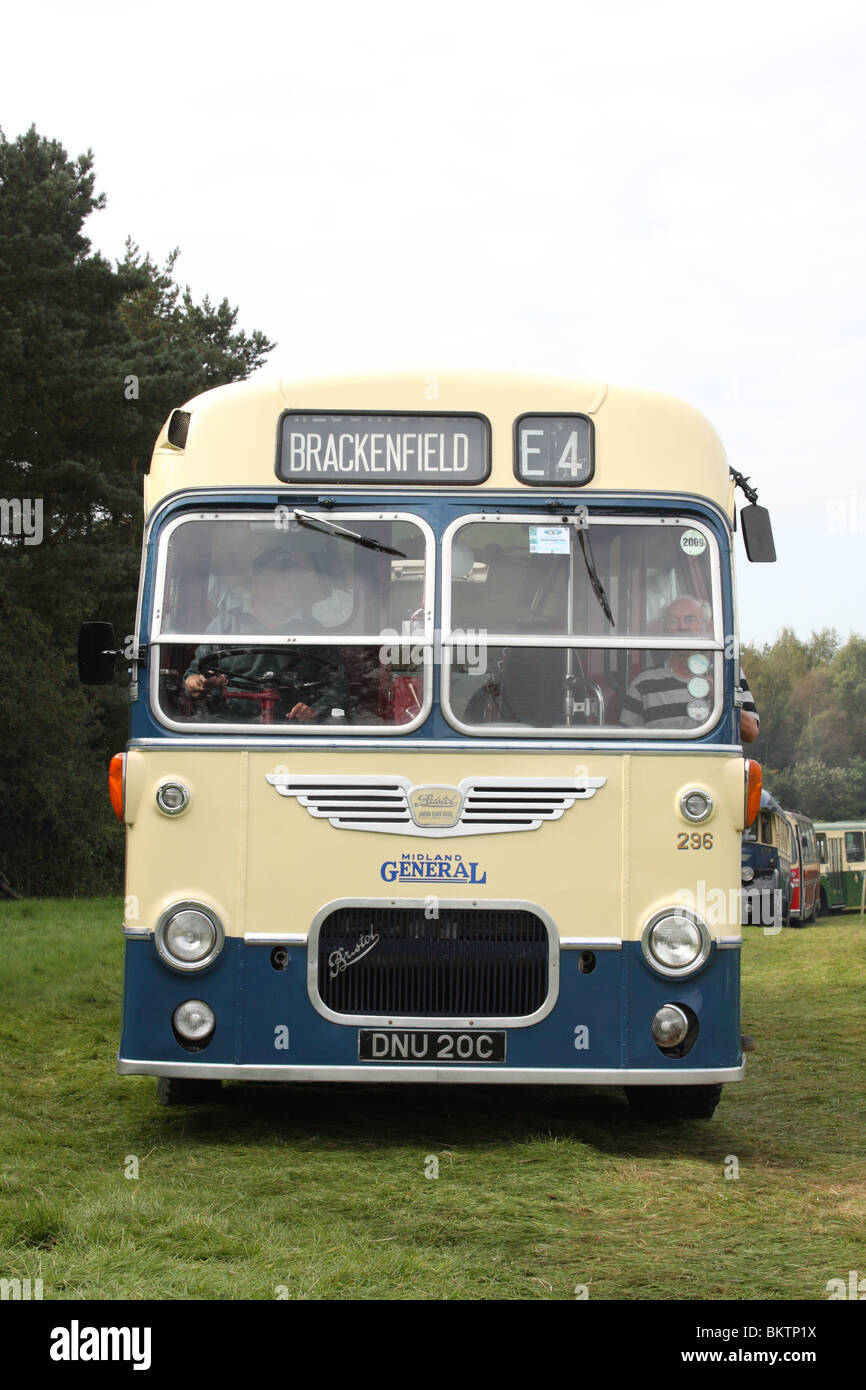 A vintage bus at the Cromford Steam Rally, Derbyshire, England, U.K ...
