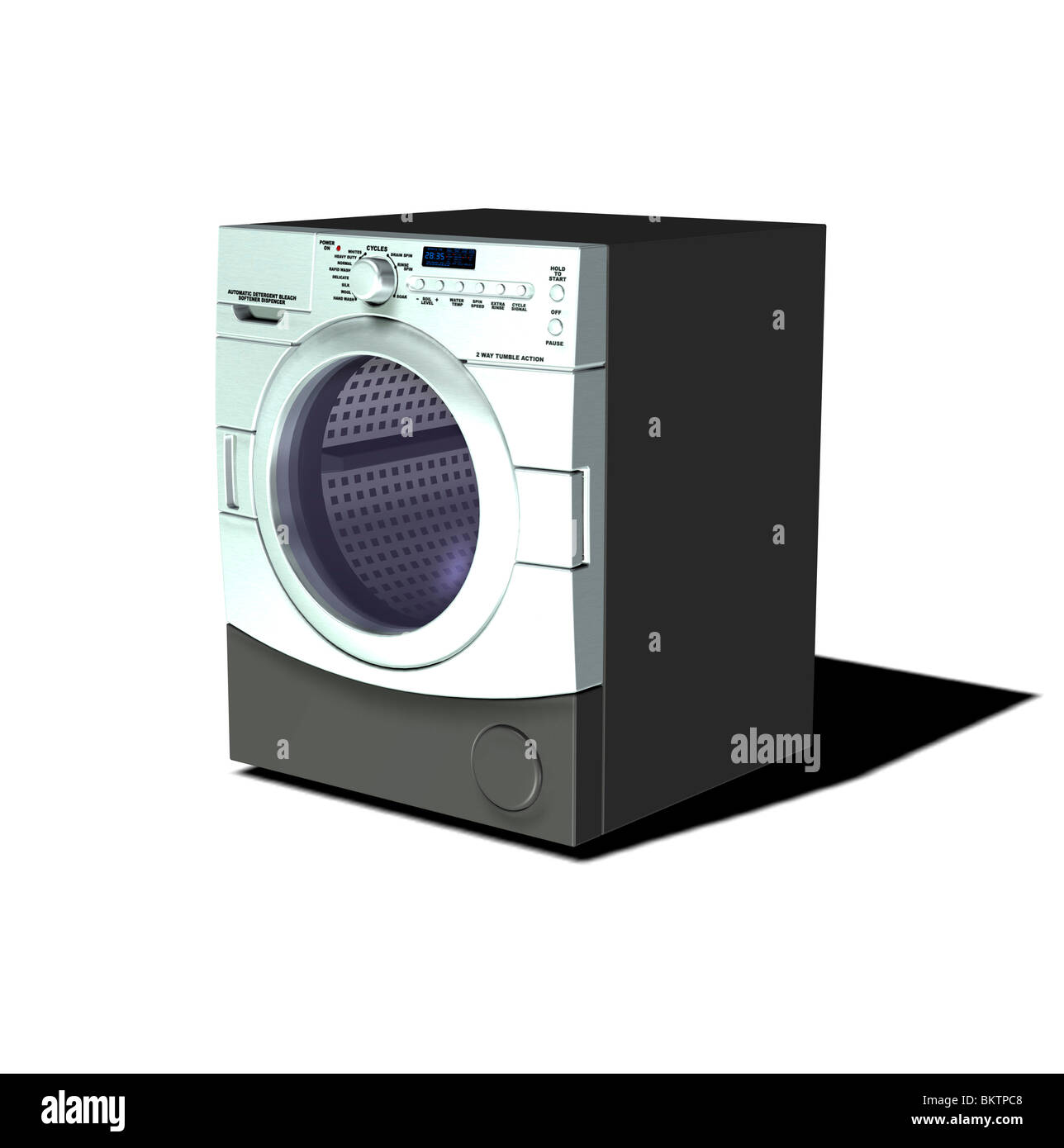 Washing into machine Cut Out Stock Images & Pictures - Alamy