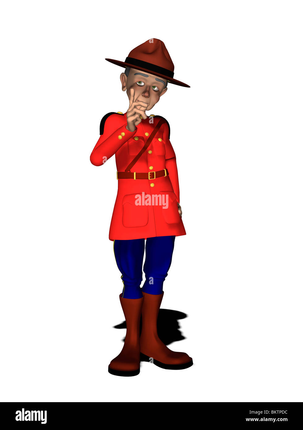 Canadian mountie rcmp royal canadian Cut Out Stock Images & Pictures ...