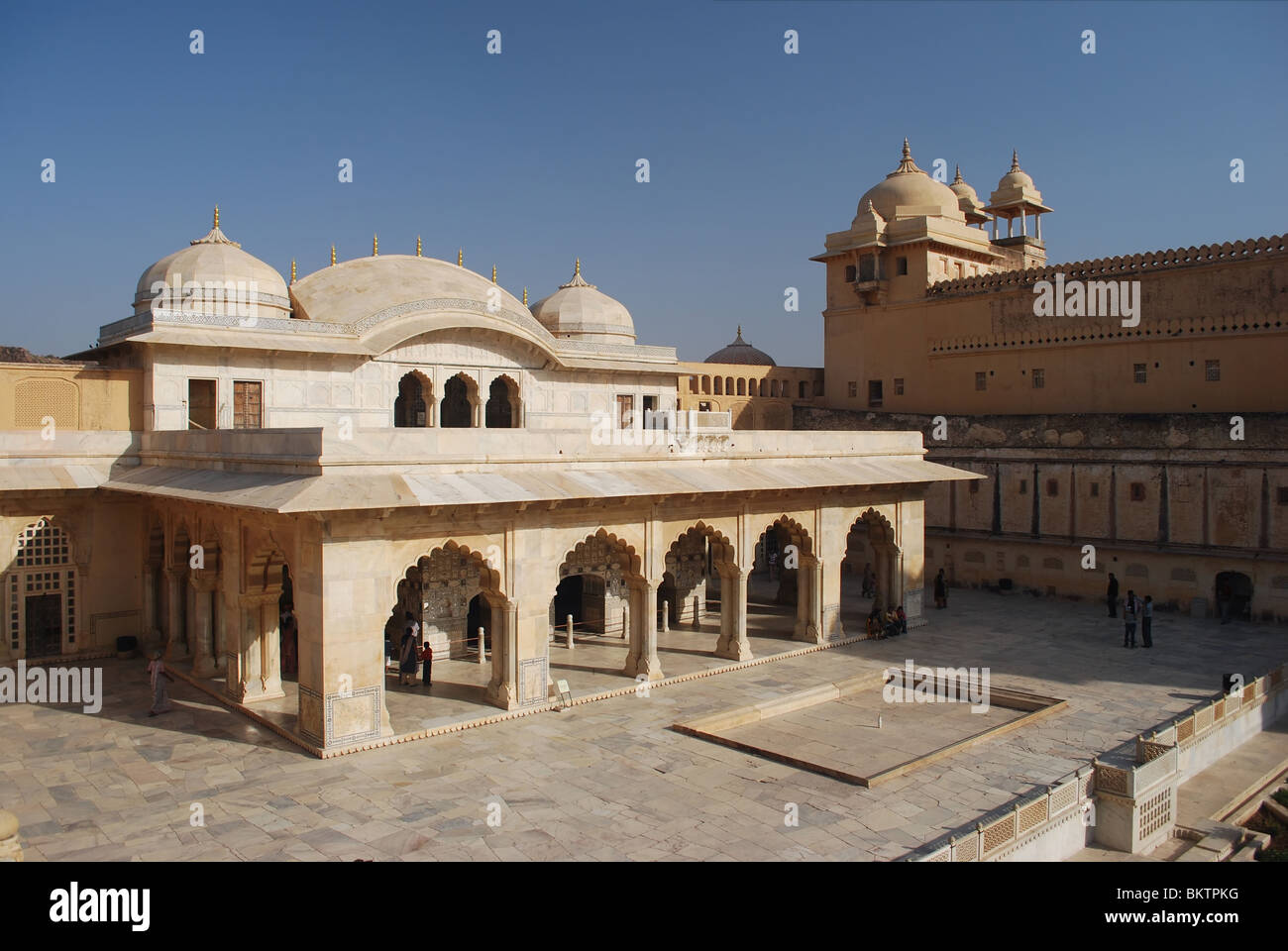 Amber Fort courtyard, Jaipur Stock Photo - Alamy