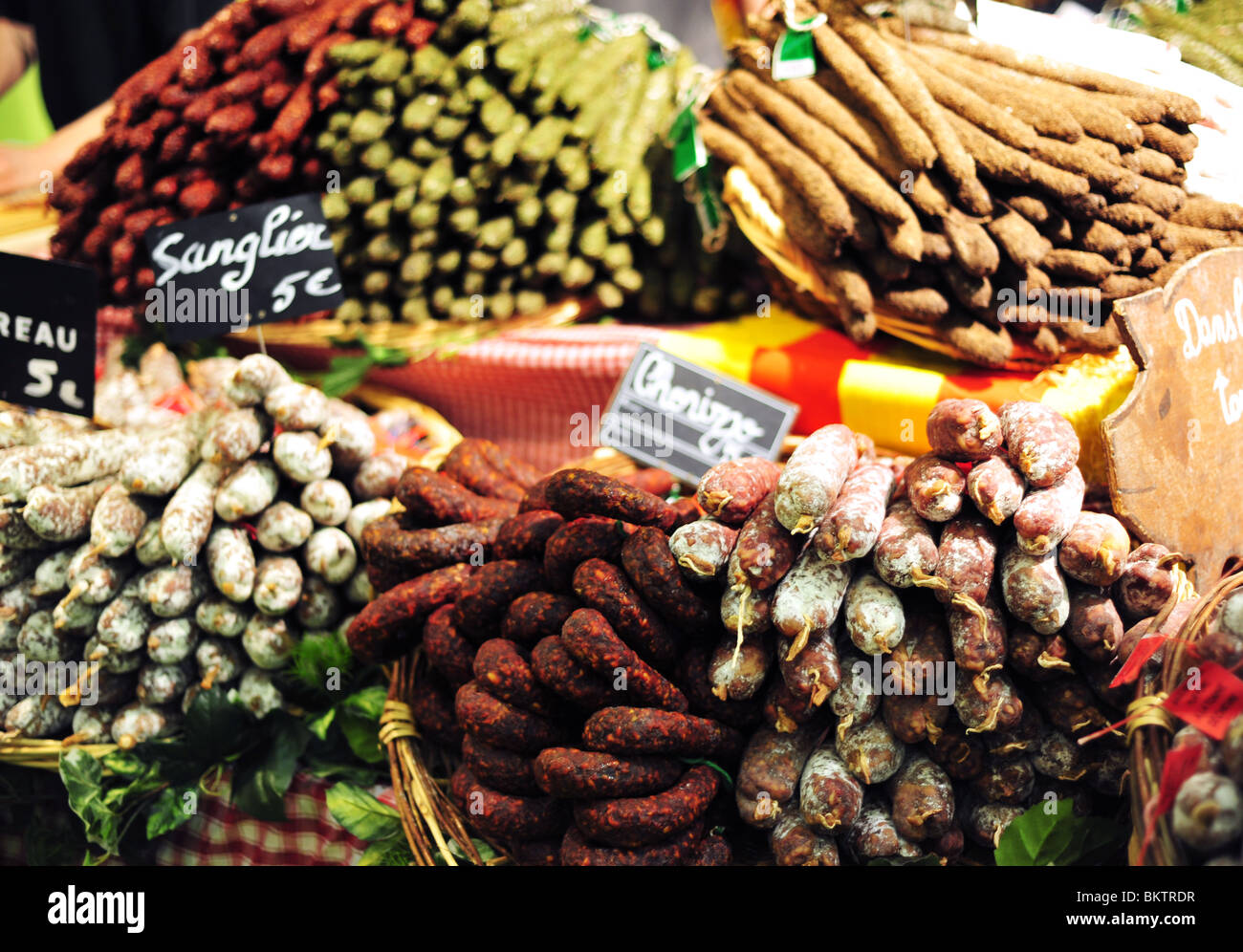 Spanish sausages hi-res stock photography and images - Alamy