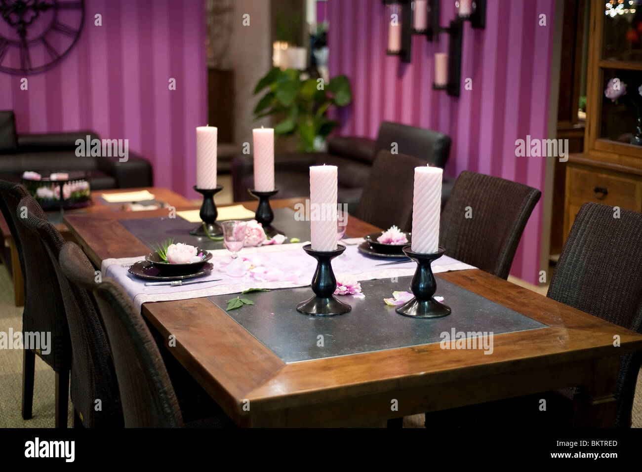 classic table setting Stock Photo - Alamy