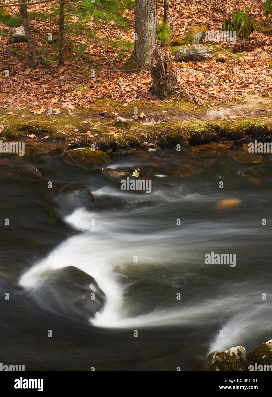 The Swift River flowing toward the Quabbin Reservoir at Gate 30 Stock ...