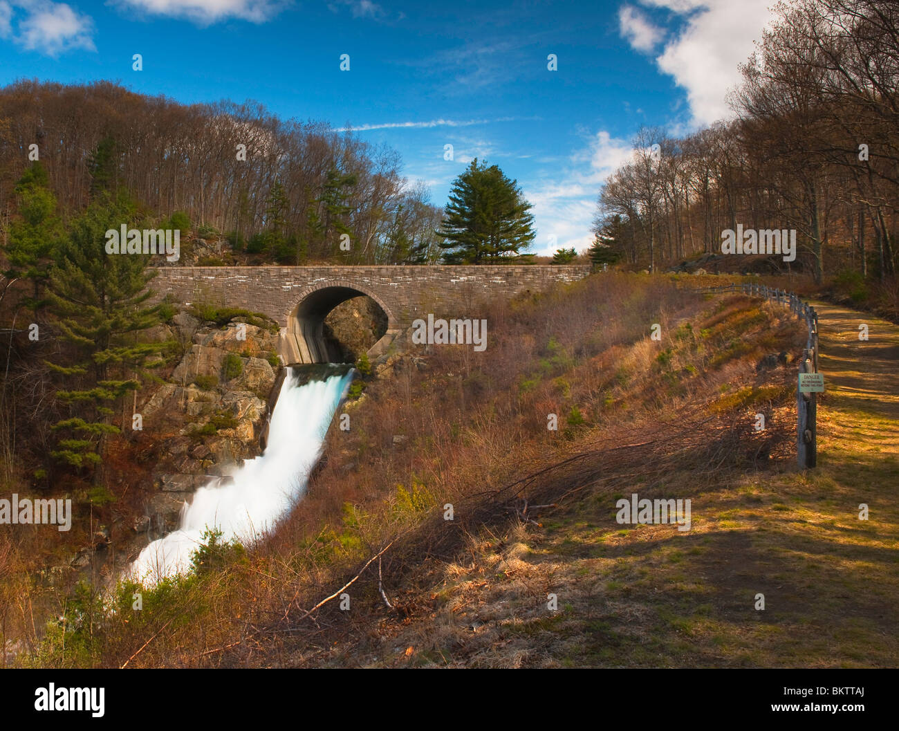 The Spillway at the Quabbin Reservoir: Flowing back to the Swift River ...