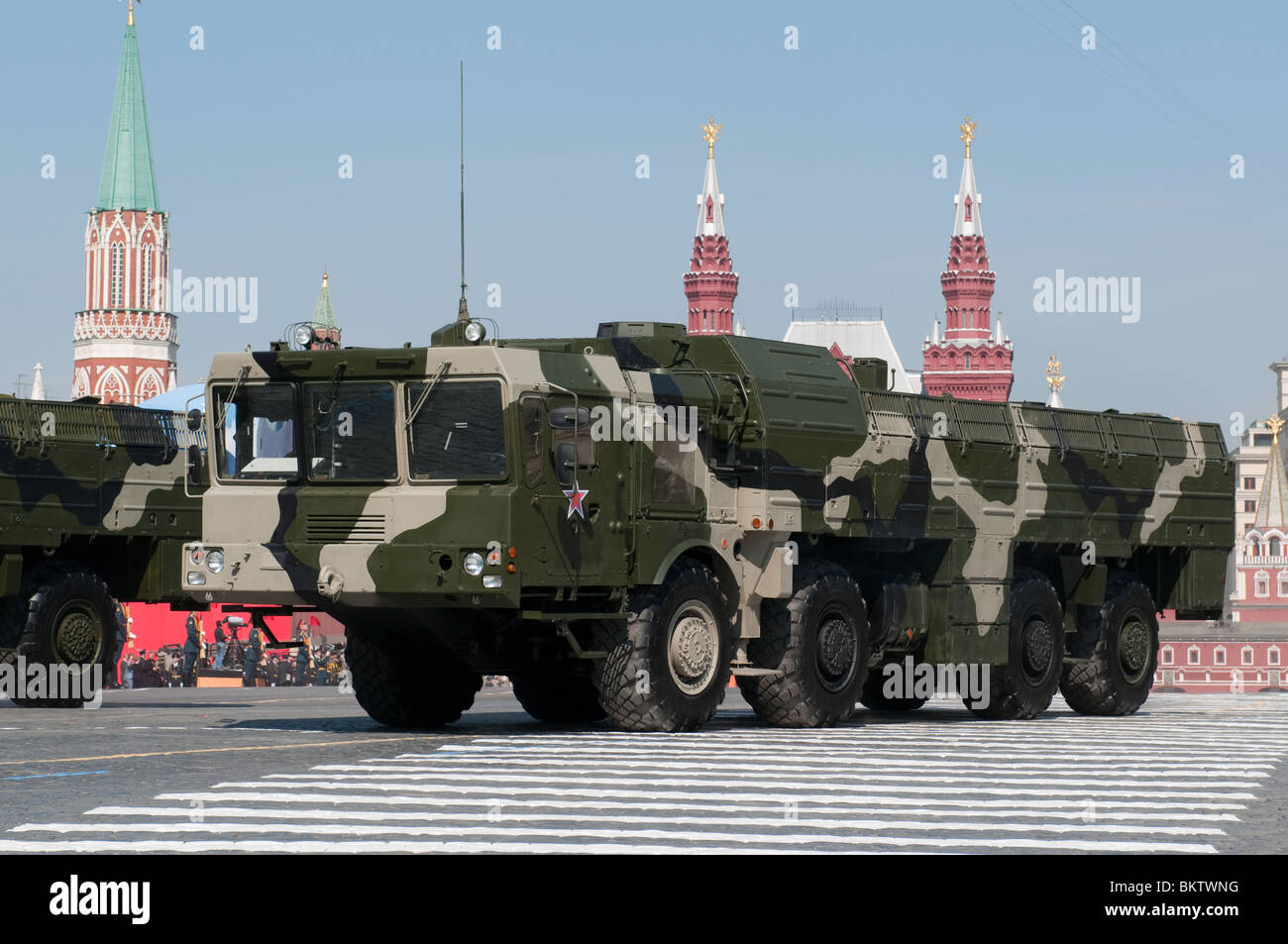 Iskander (NATO name SS 26 Stone) a short range mobile missile system ...