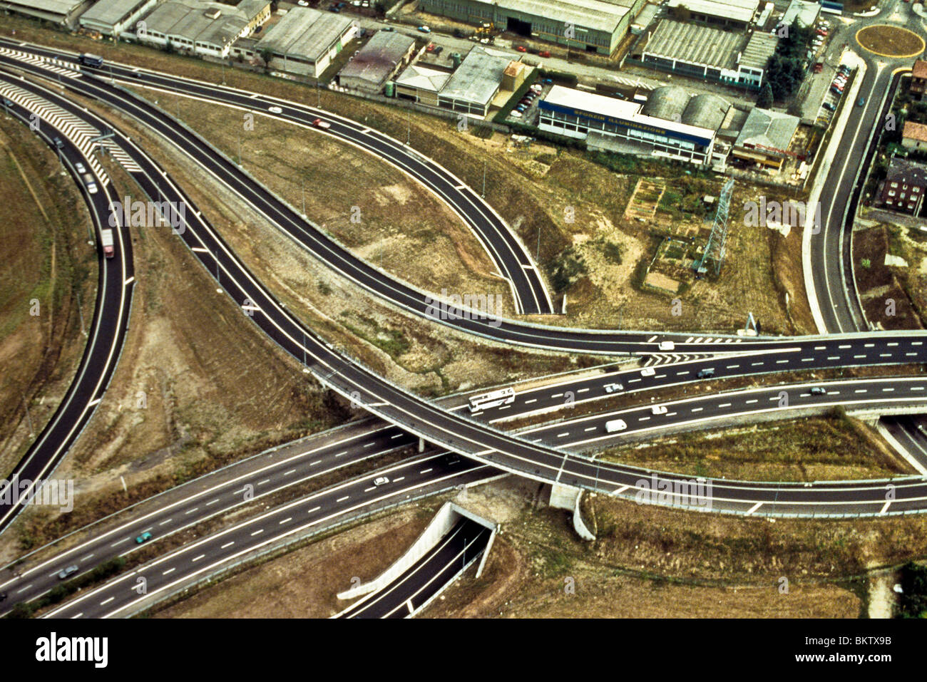 Motorways junctions hi-res stock photography and images - Alamy