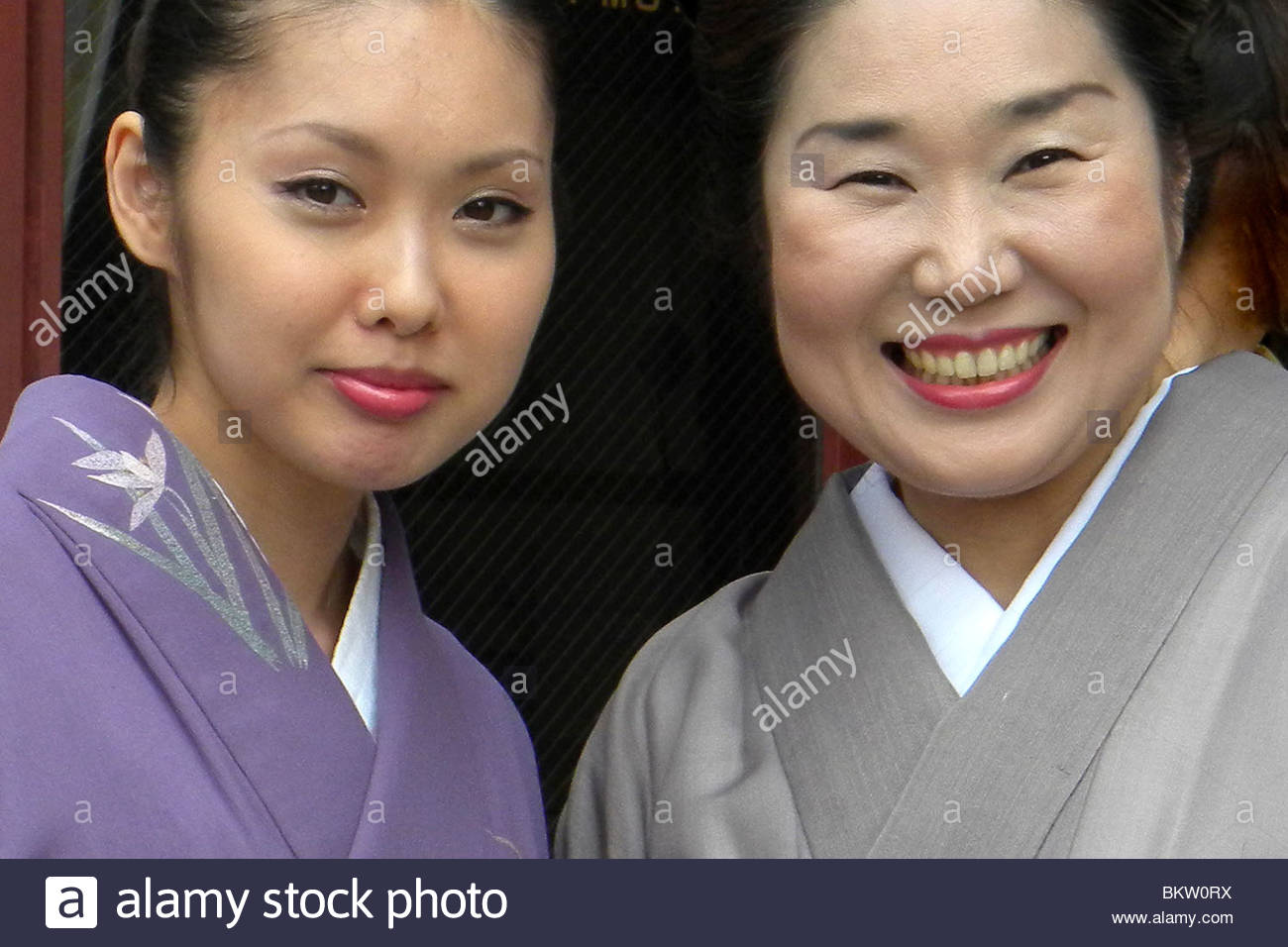 Women In Traditional Japanese Dress High Resolution Stock Photography ...