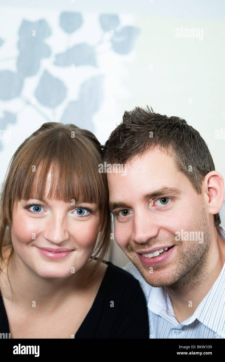 Portrait of man and woman Stock Photo - Alamy
