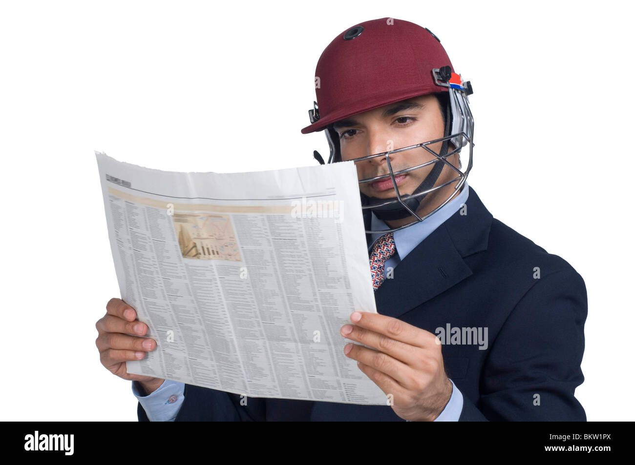 Newspaper helmet hi-res stock photography and images - Alamy