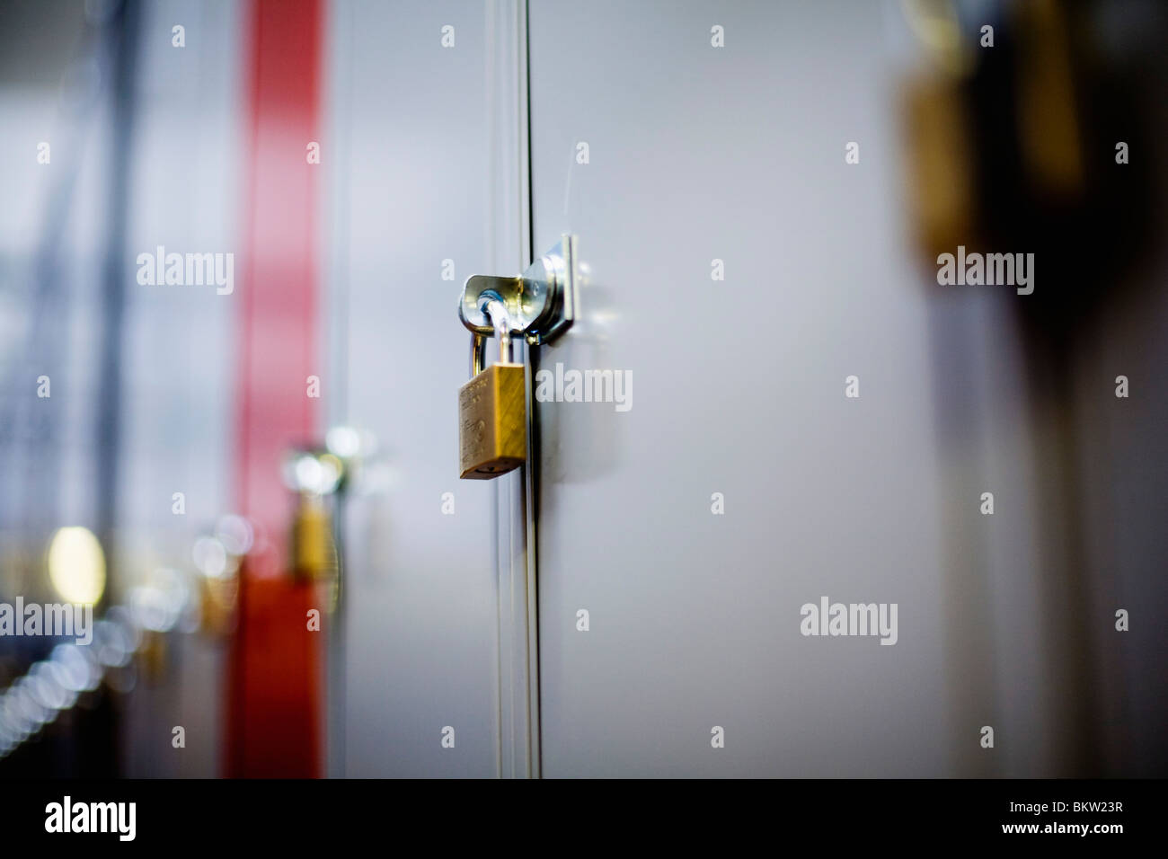 Secured lockers hi-res stock photography and images - Alamy