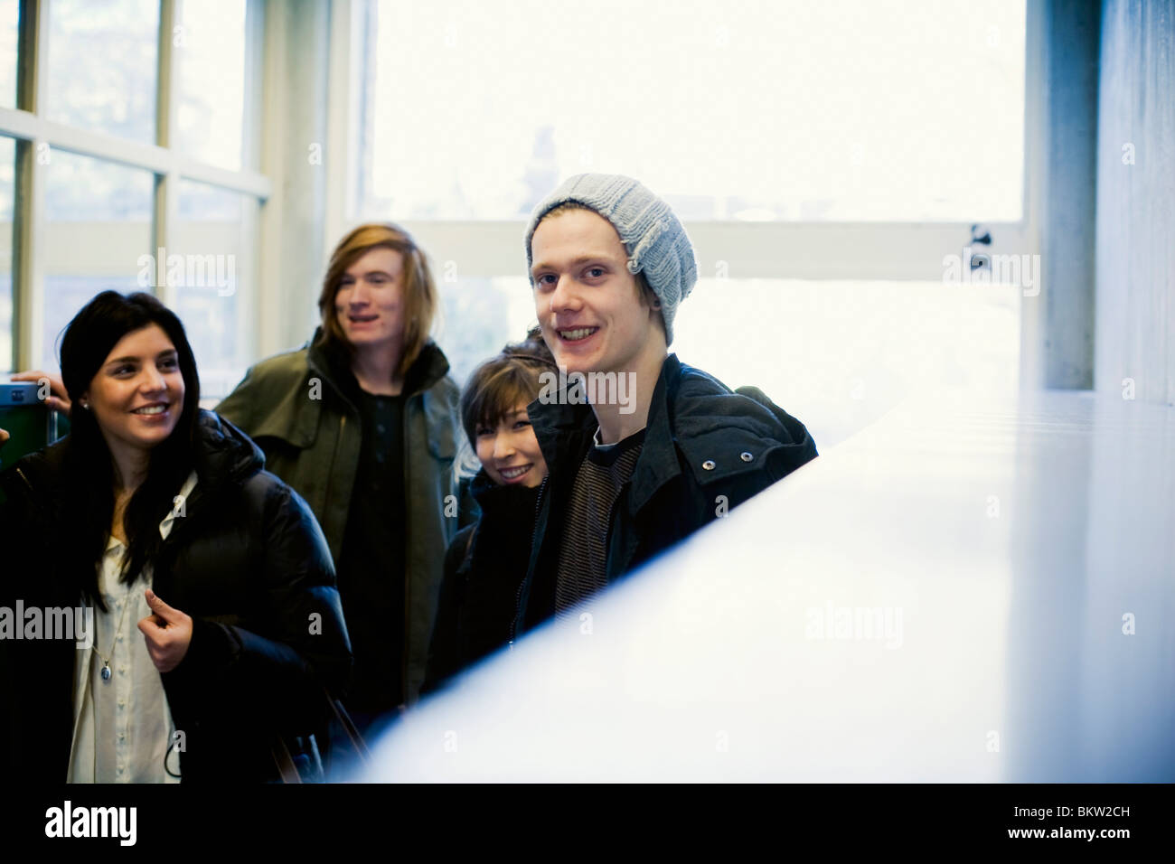 Four Students High Resolution Stock Photography and Images - Alamy