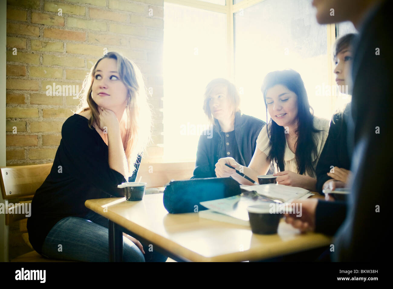 Group task young people High Resolution Stock Photography and Images ...