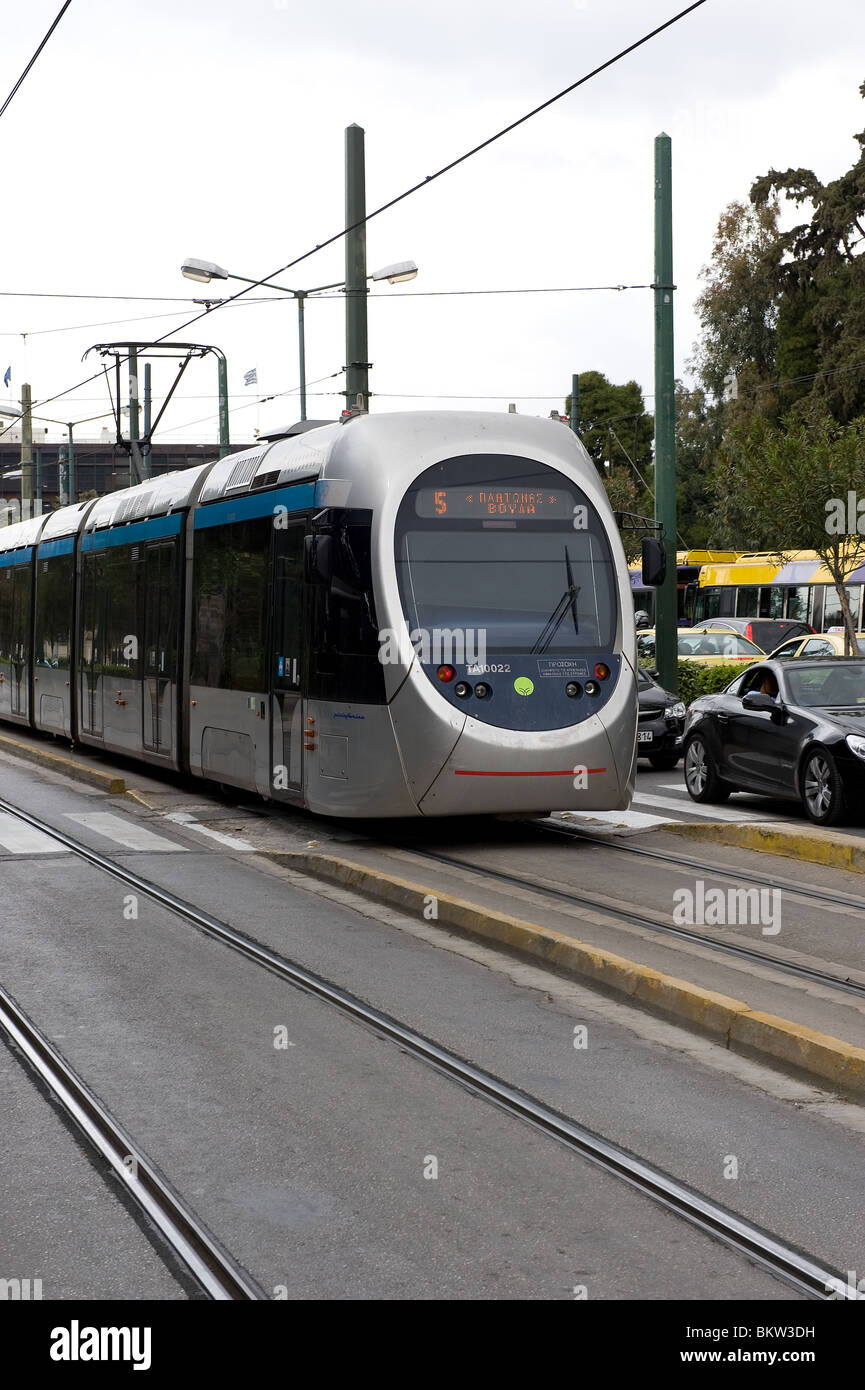 Athens trolley bus hi-res stock photography and images - Alamy