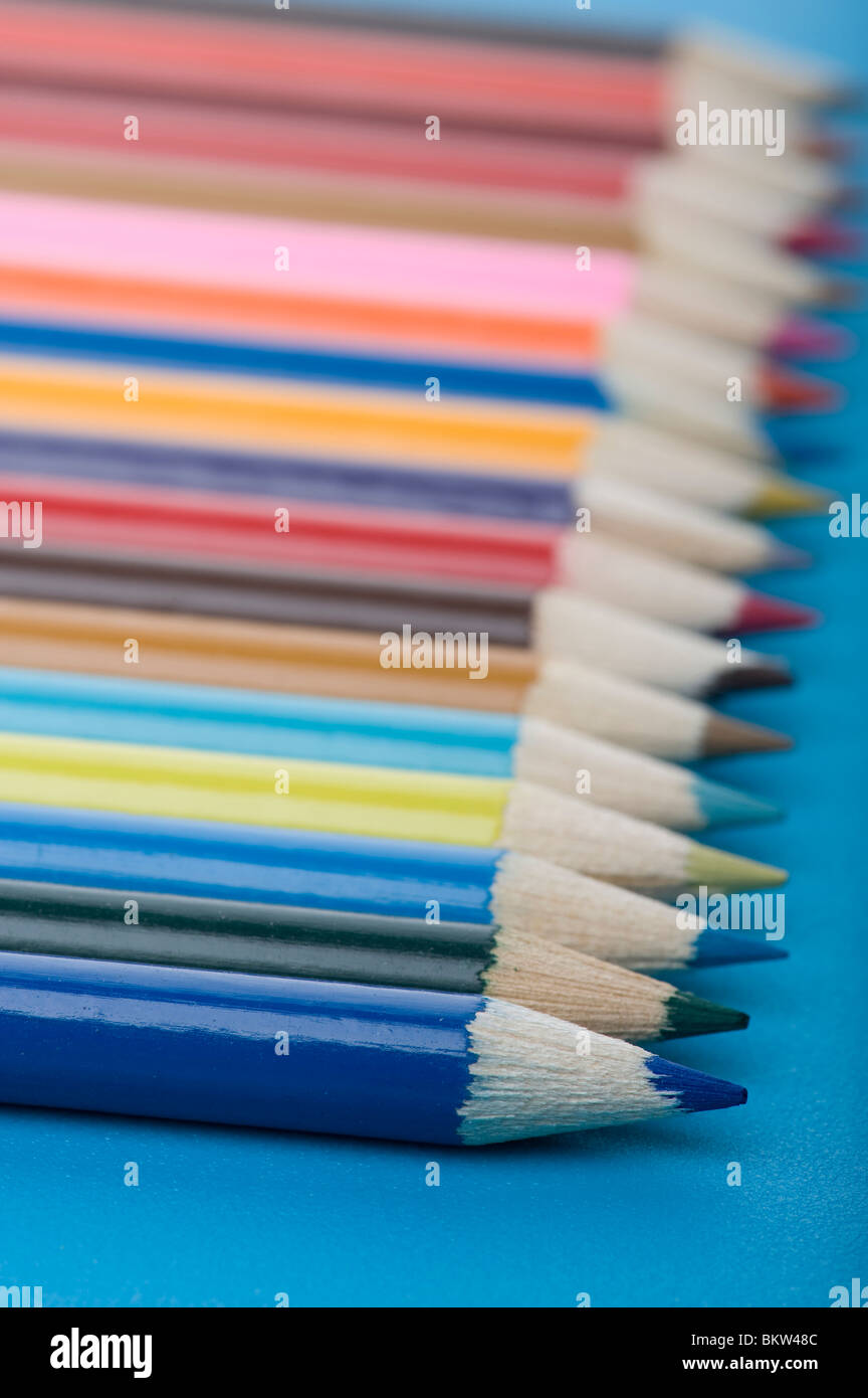 Blue crayon hi-res stock photography and images - Alamy