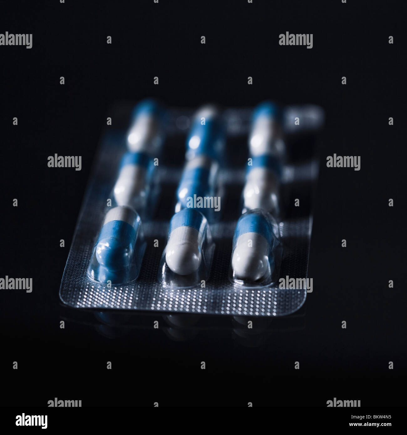 Blue Capsule High Resolution Stock Photography and Images - Alamy