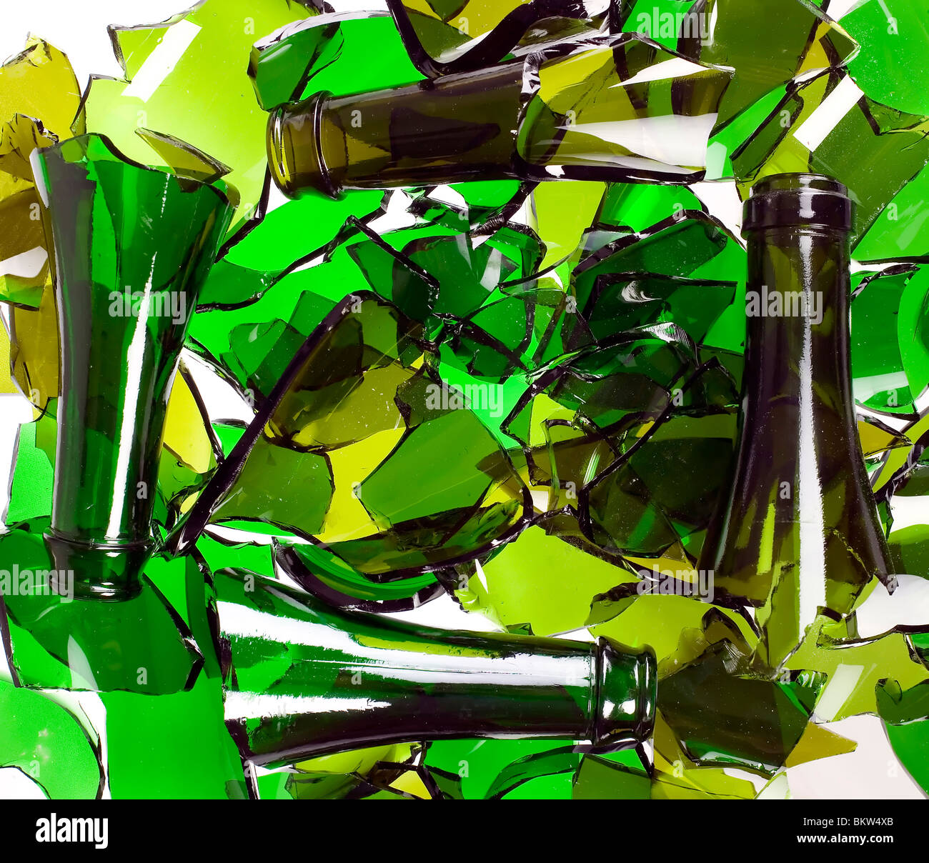Broken glass bottle hi-res stock photography and images - Alamy