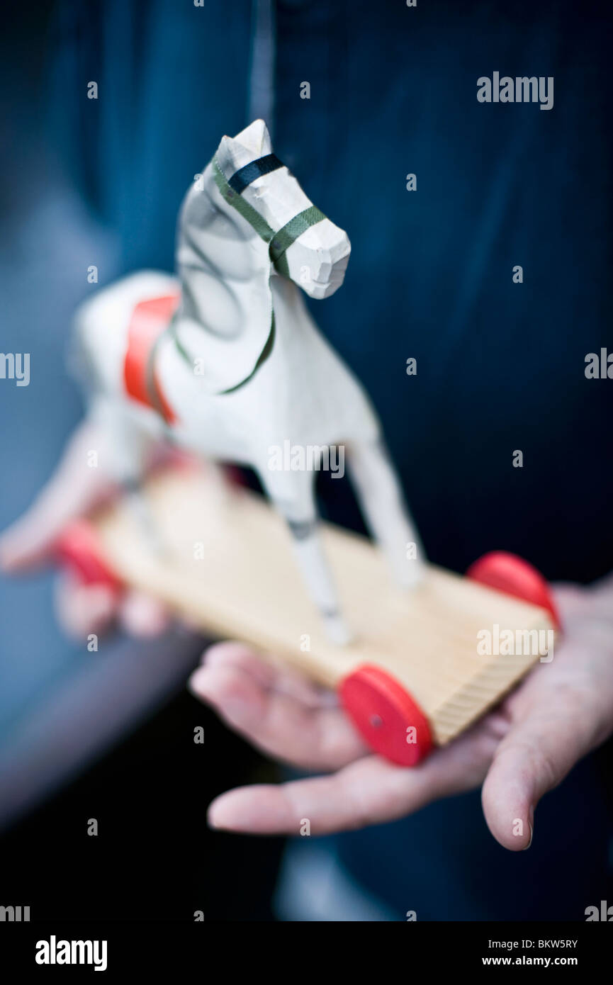 White toy horse hi-res stock photography and images - Alamy