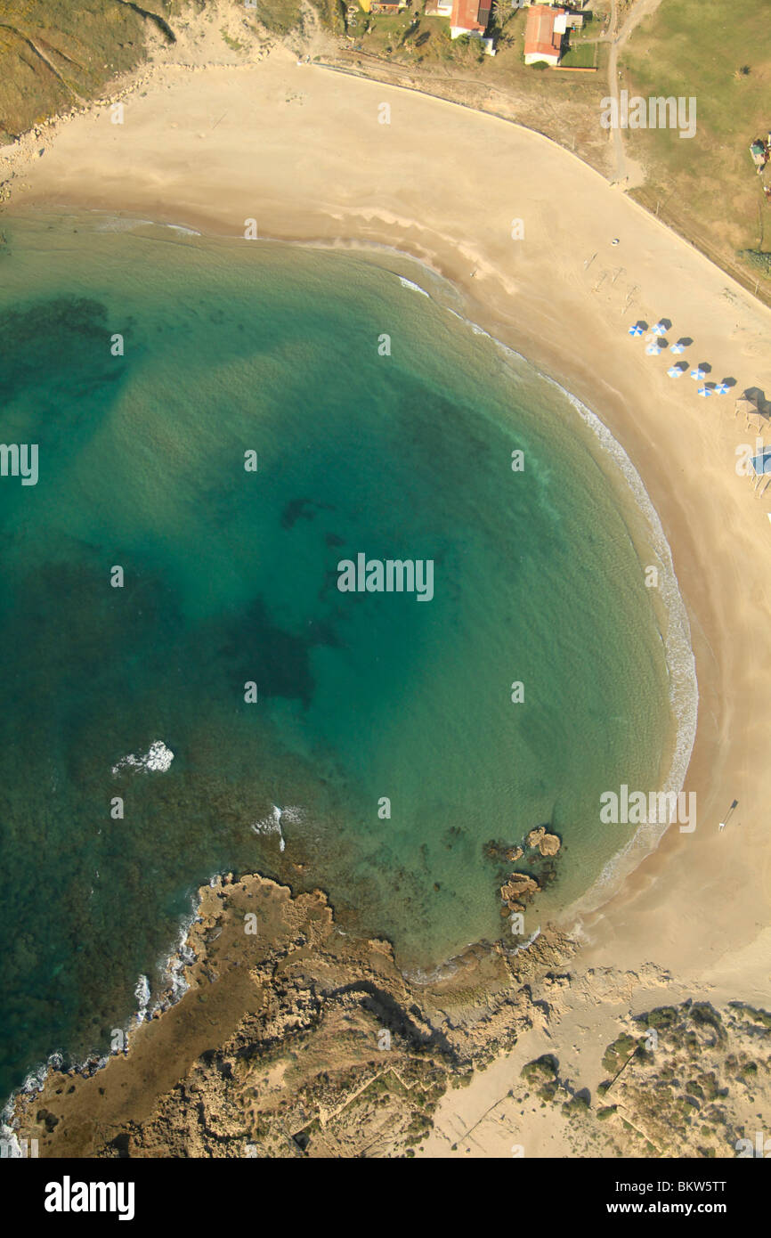 Israel, Carmel, Kibbutz Nahsholim by the sea, an aerial view Stock ...