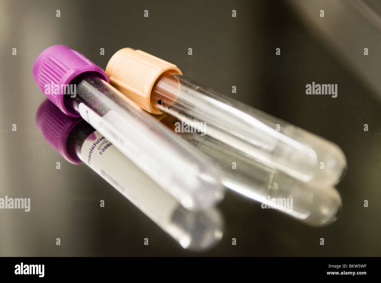 Two test tubes Stock Photo - Alamy