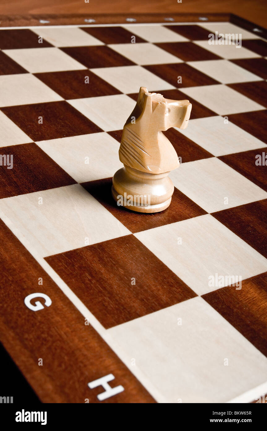 chess Knight piece Stock Photo - Alamy