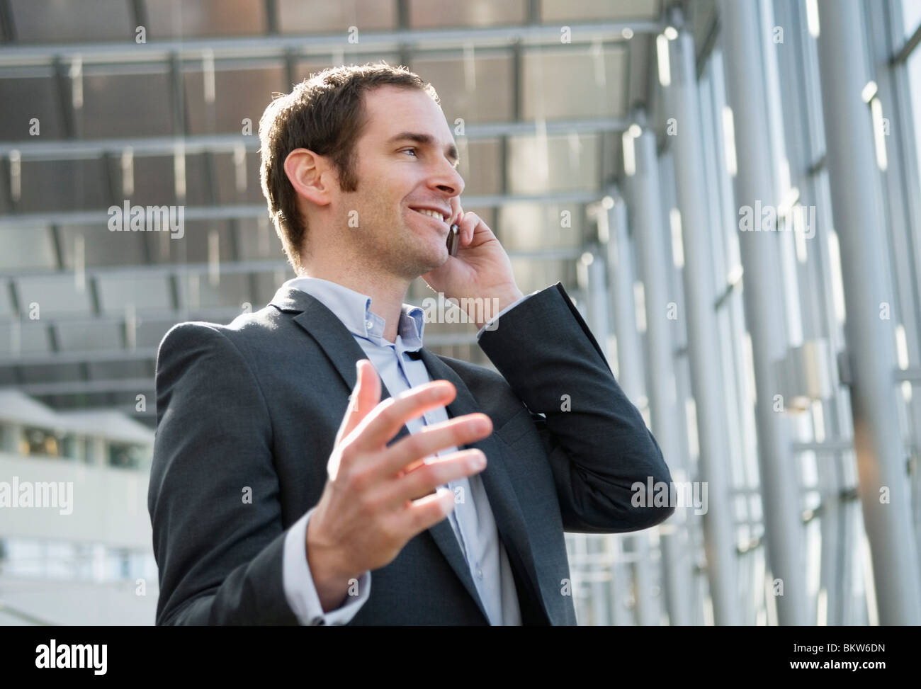 Man talking in phone Stock Photo - Alamy