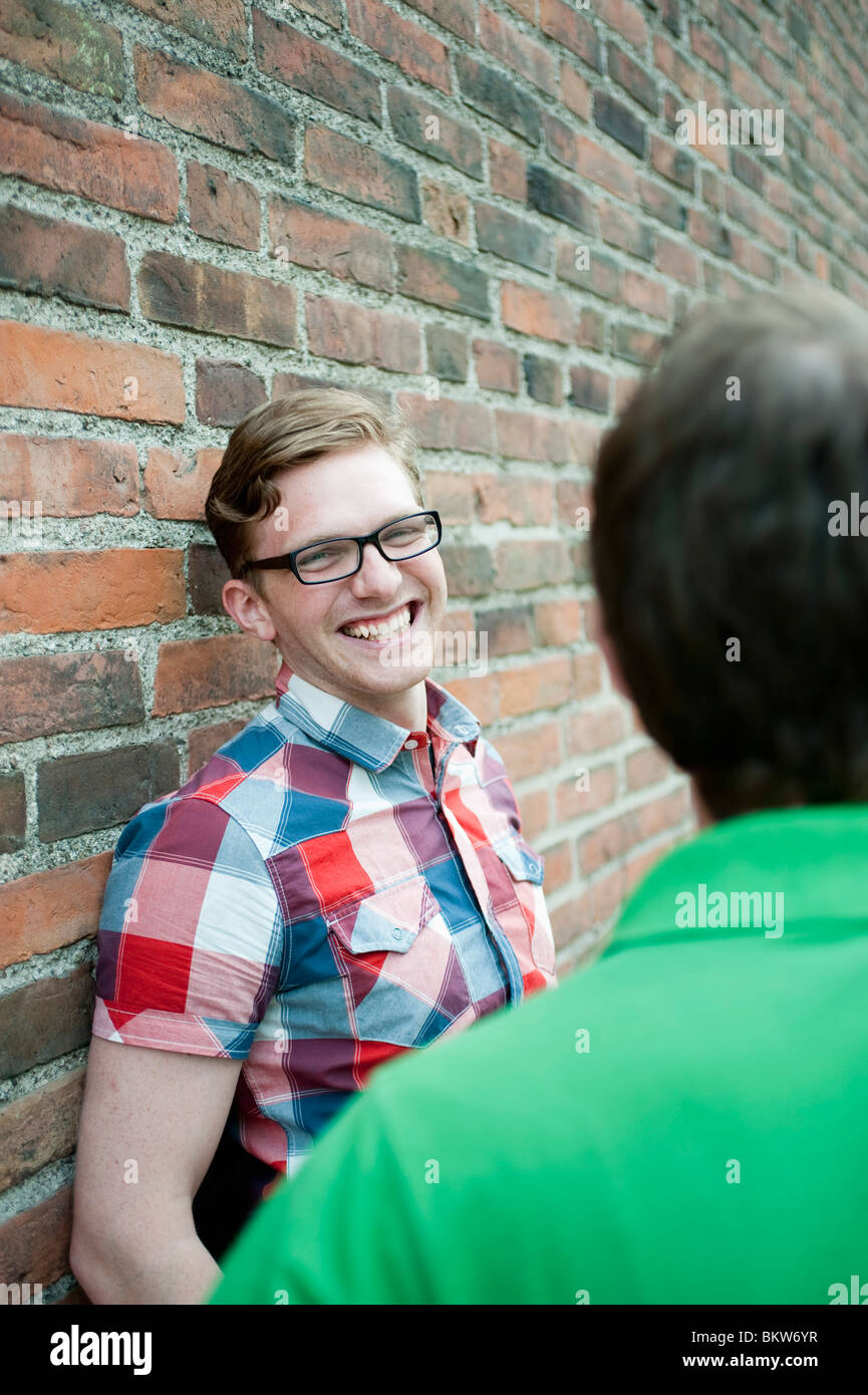 Meet two men hi-res stock photography and images - Alamy