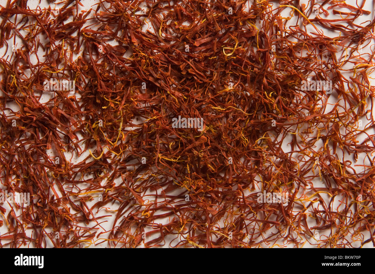 Close up of a pile of saffron Stock Photo - Alamy